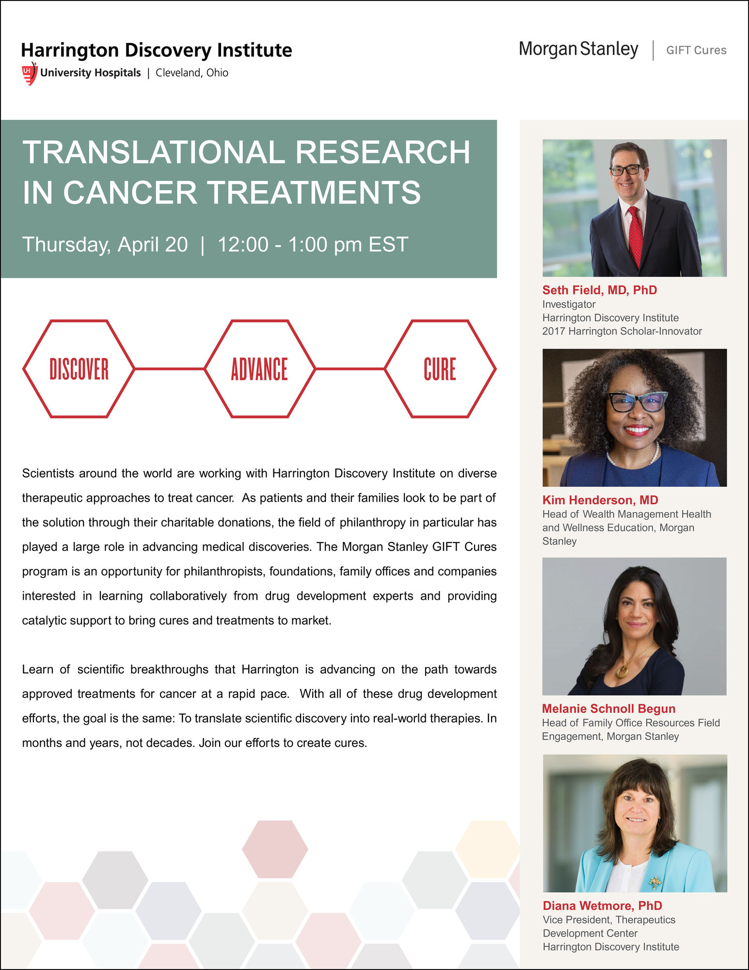 Translational Research in Cancer Treatments: Webinar | Translational ...