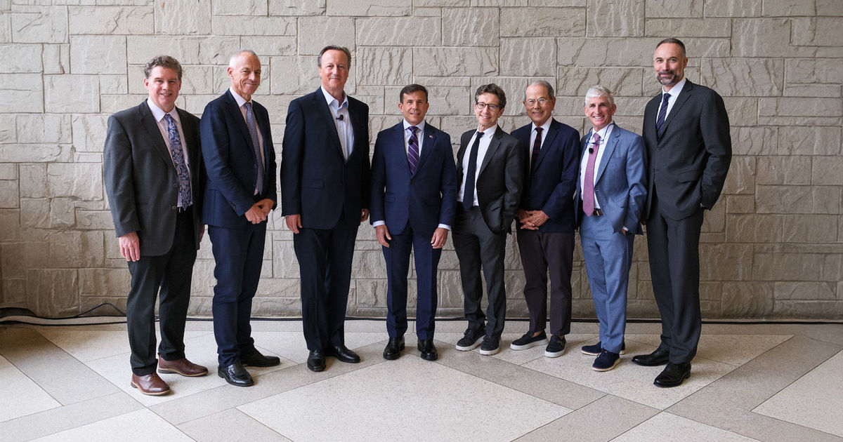 Former British Prime Minister David Cameron, Medical Leaders and ...